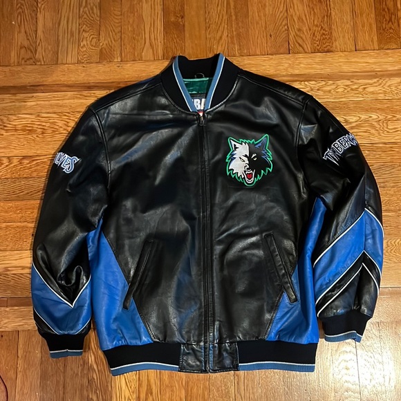 NBA | Jackets & Coats | Vintage Embroirded Front And Back Hit Minnesota ...